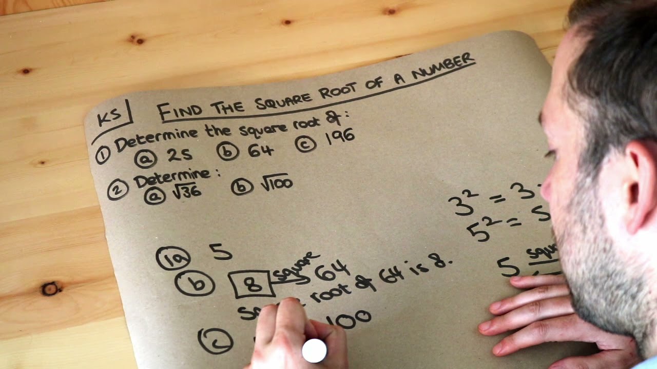Key Skill - Find the square root of a number. - YouTube