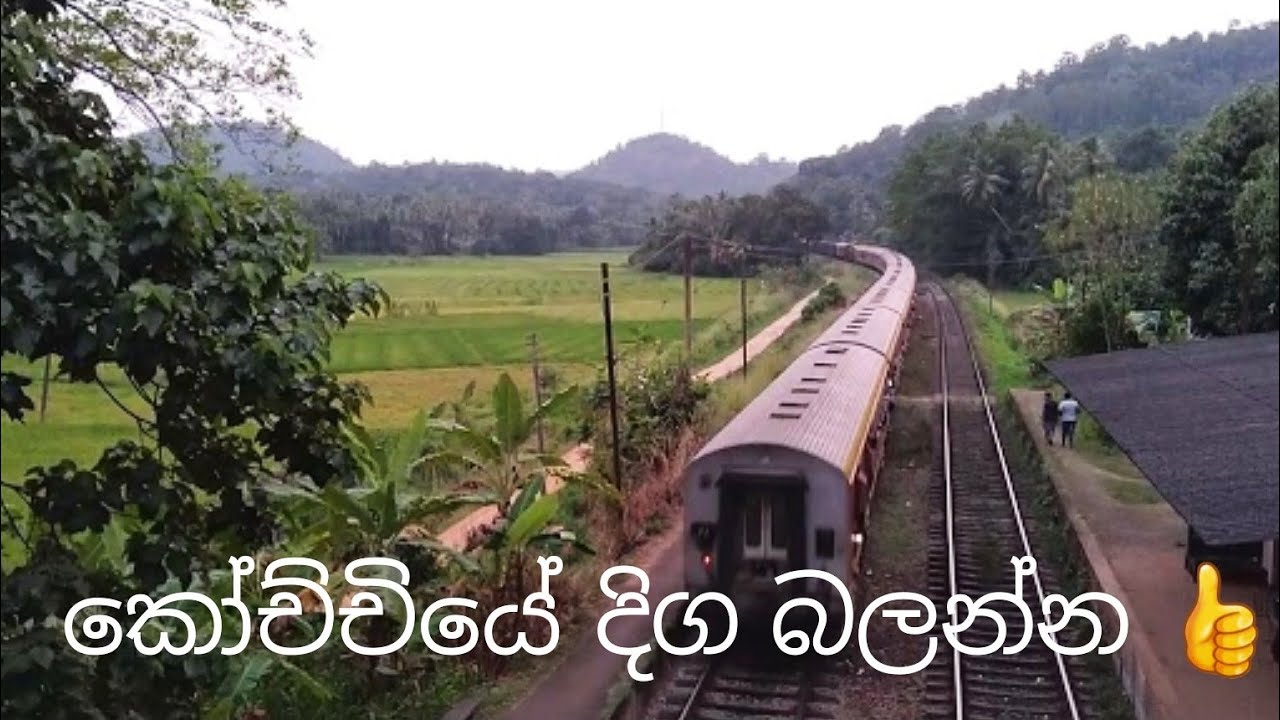යාල් දේවියෙන් තල්ලුකරන බඩූ කෝච්චිය Goods train with Yal Devi - YouTube