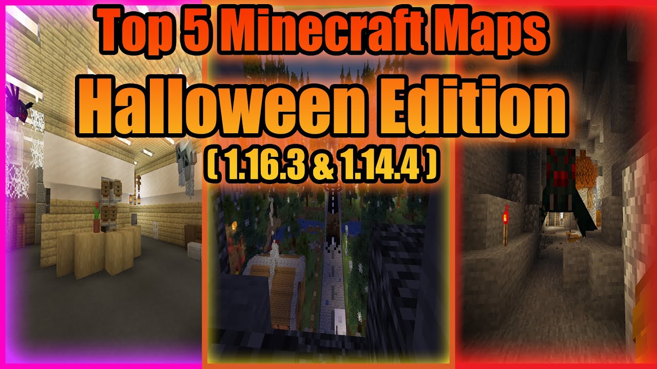 Top 5 Minecraft Halloween Maps (1.16.3 & 1.14.4) - YouTube