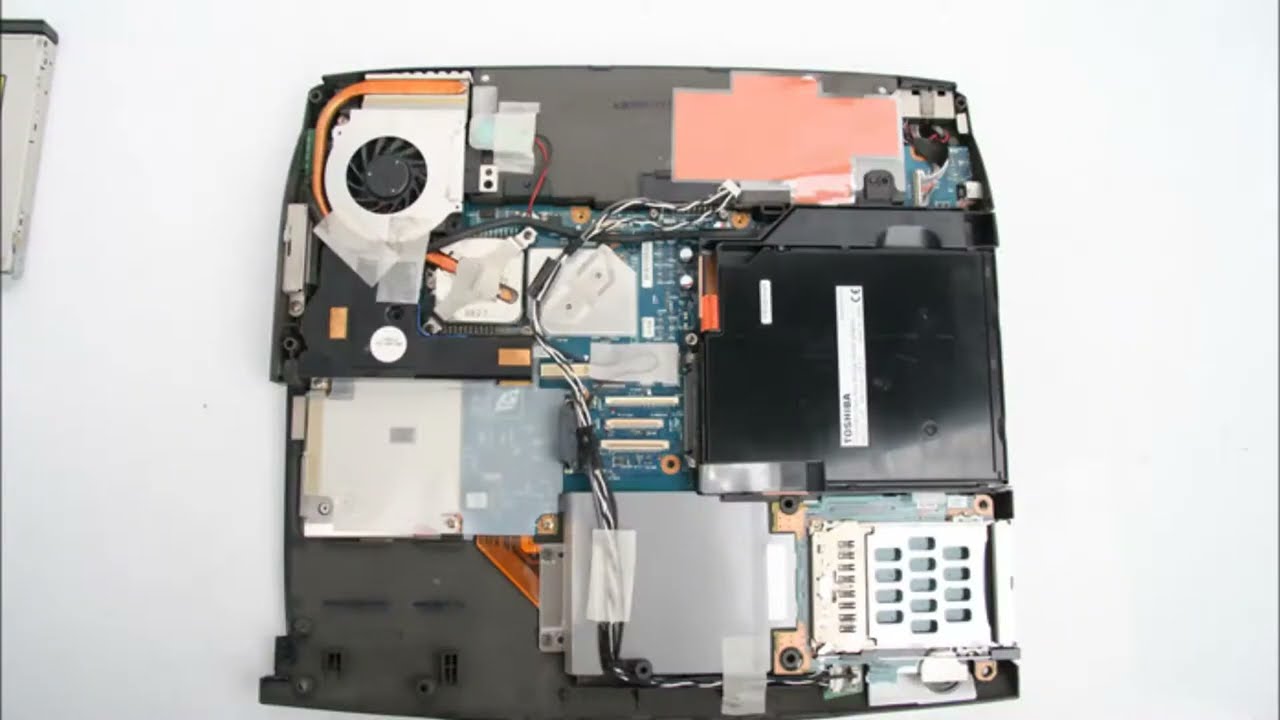 TOSHIBA Satellite 5200 노트북 분해(Laptop disassembly) - YouTube