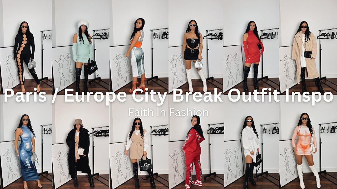 SHEIN Paris / Europe City Break Outfit Inspo Haul - day & night fits ...