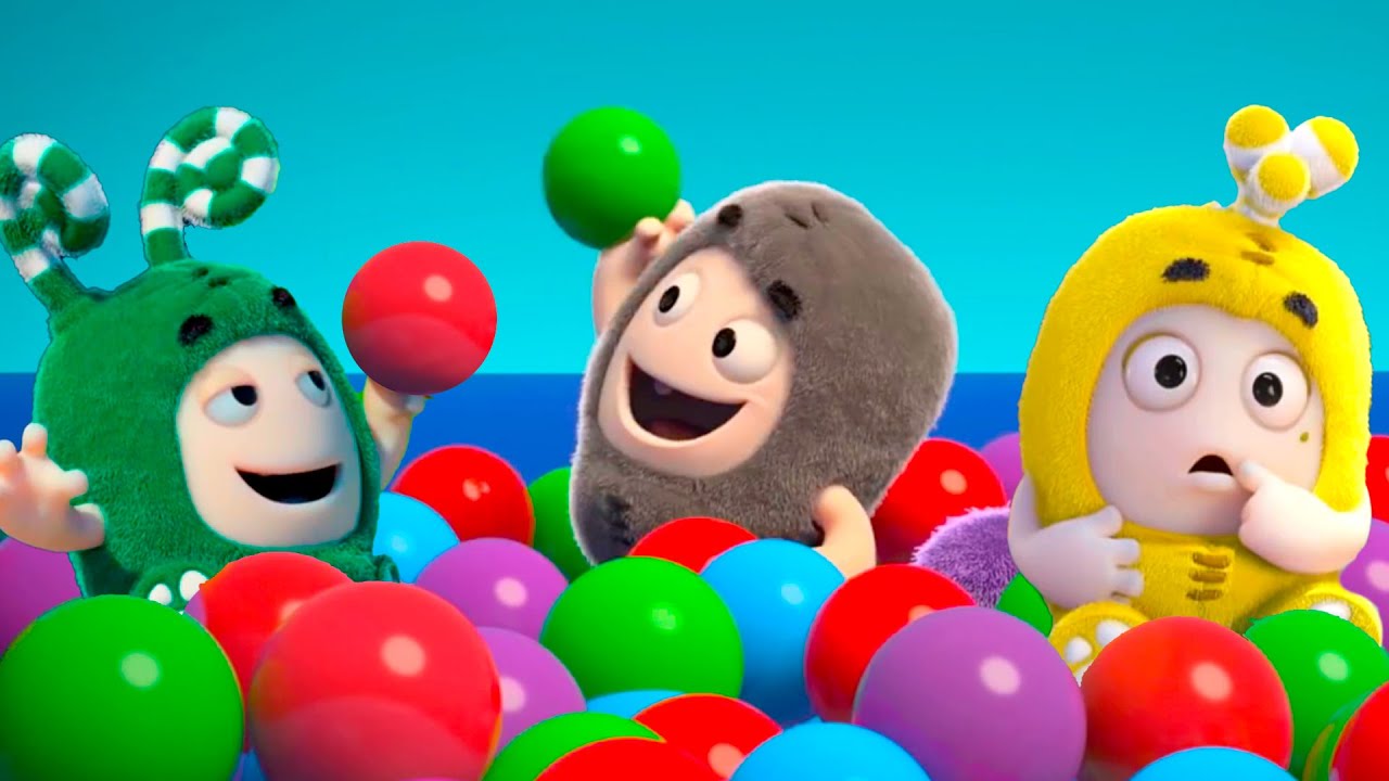 Baby Oddbods Vs Rainbow Ball Pit | Cute Cartoons for Kids @Oddbods ...