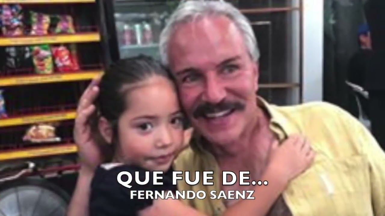 QUE PASO con el galan de telenovelas Fernando Saenz ASI SE VE actualmente - YouTube