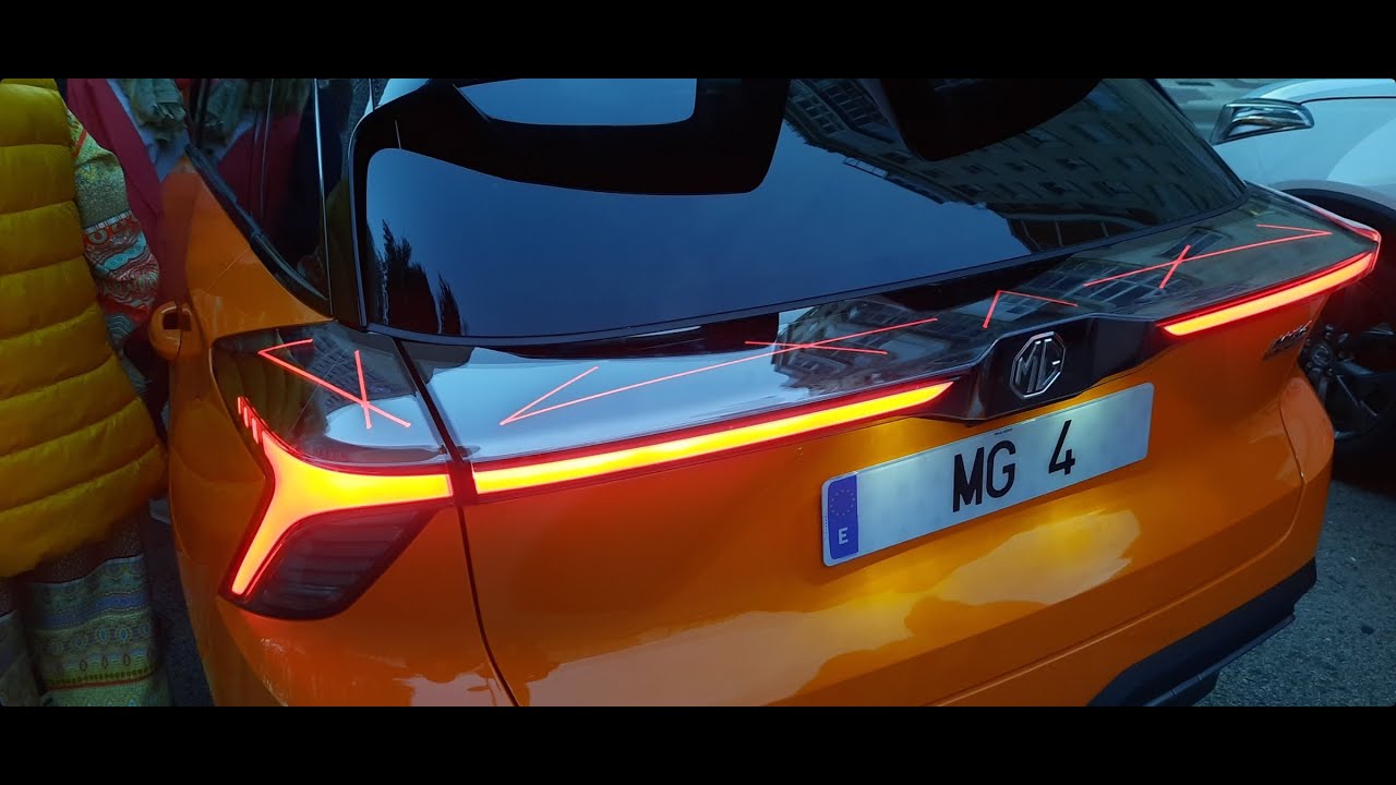 Luces exteriores / Exterior lights | Adelanto / Preview | MG4 Electric ...