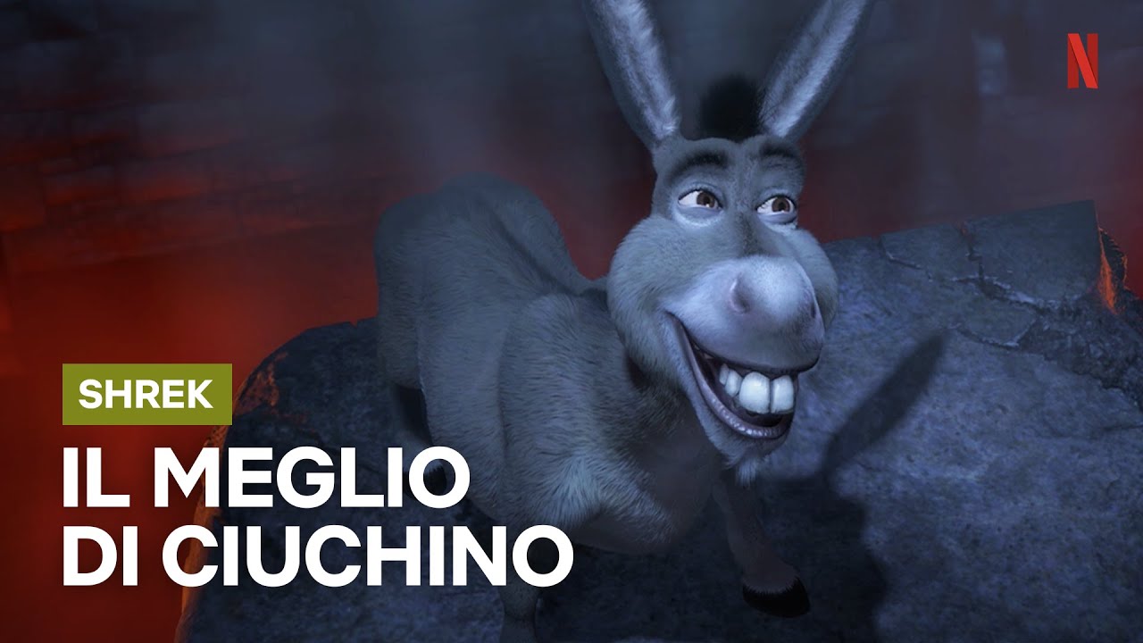 Tutti i MOMENTI di CIUCHINO in SHREK che ce lo hanno fatto AMARE ...