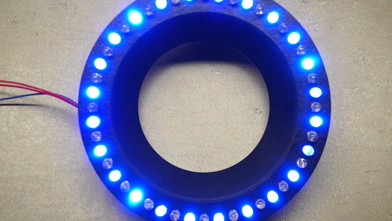 DIY LED Ring für Chroma Keying - YouTube