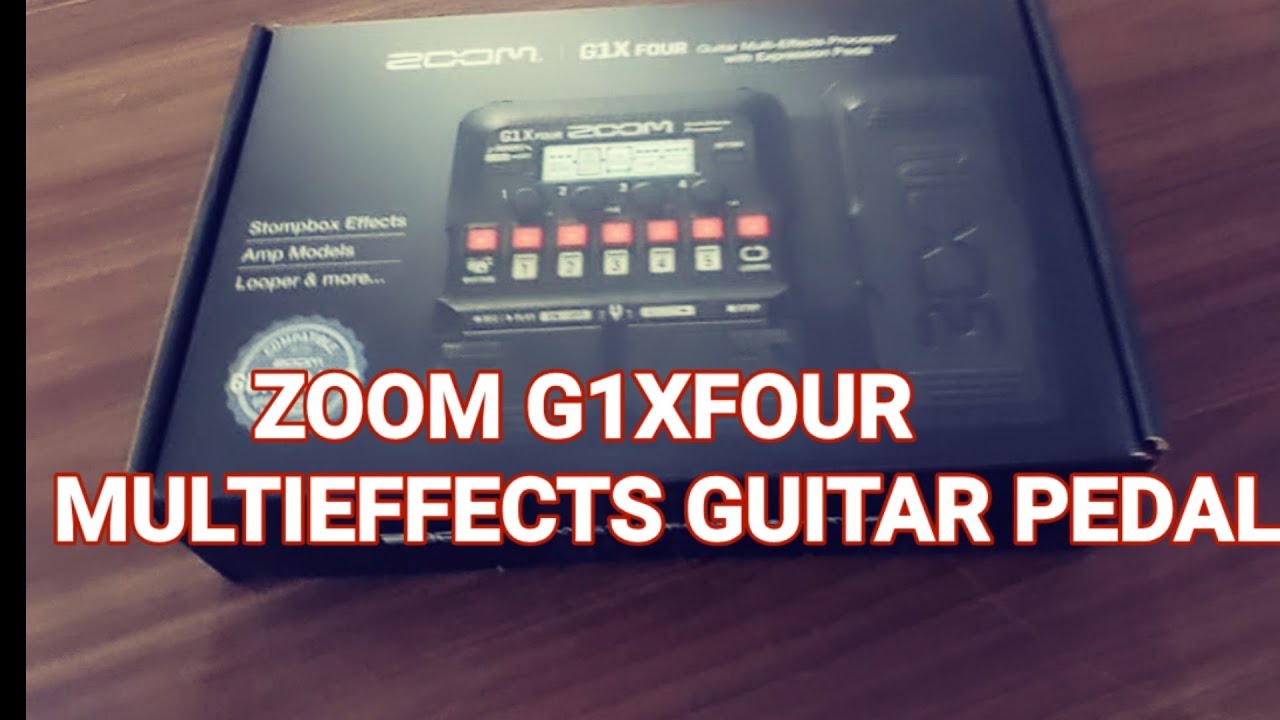 ZOOM G1XFOUR Unboxing And Sound Test - YouTube