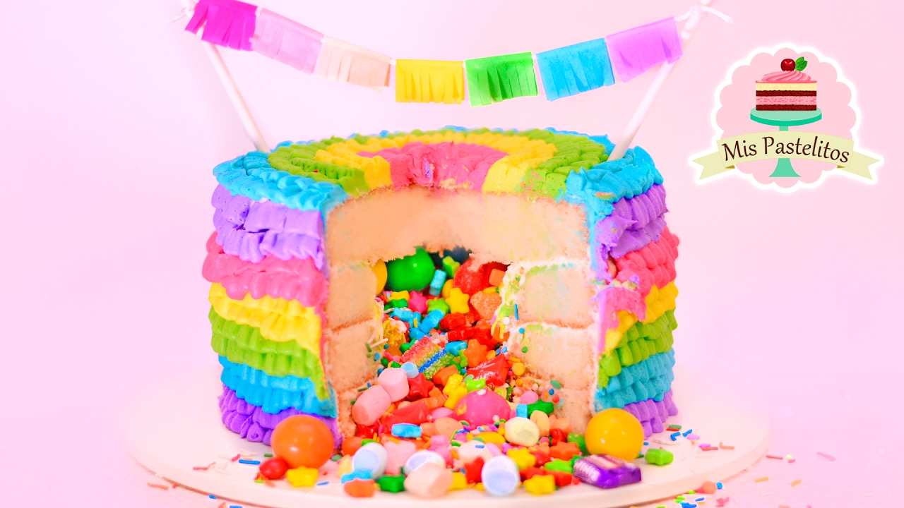 PASTEL PIÑATA CON CRAFTINGEEK | MIS PASTELITOS - YouTube