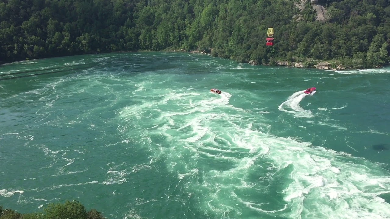 Niagara River boats on rapids. - YouTube