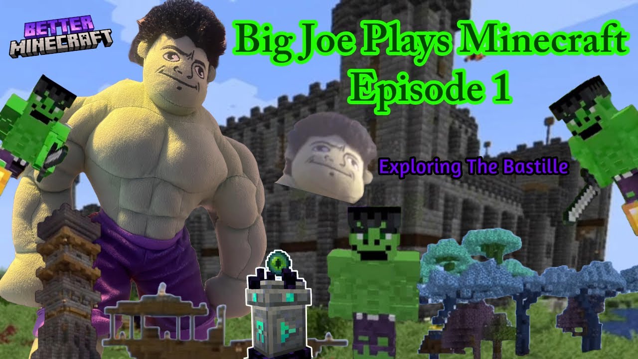 Big Joe Plays Minecraft - Episode 1 (Exploring the Bastille) - YouTube