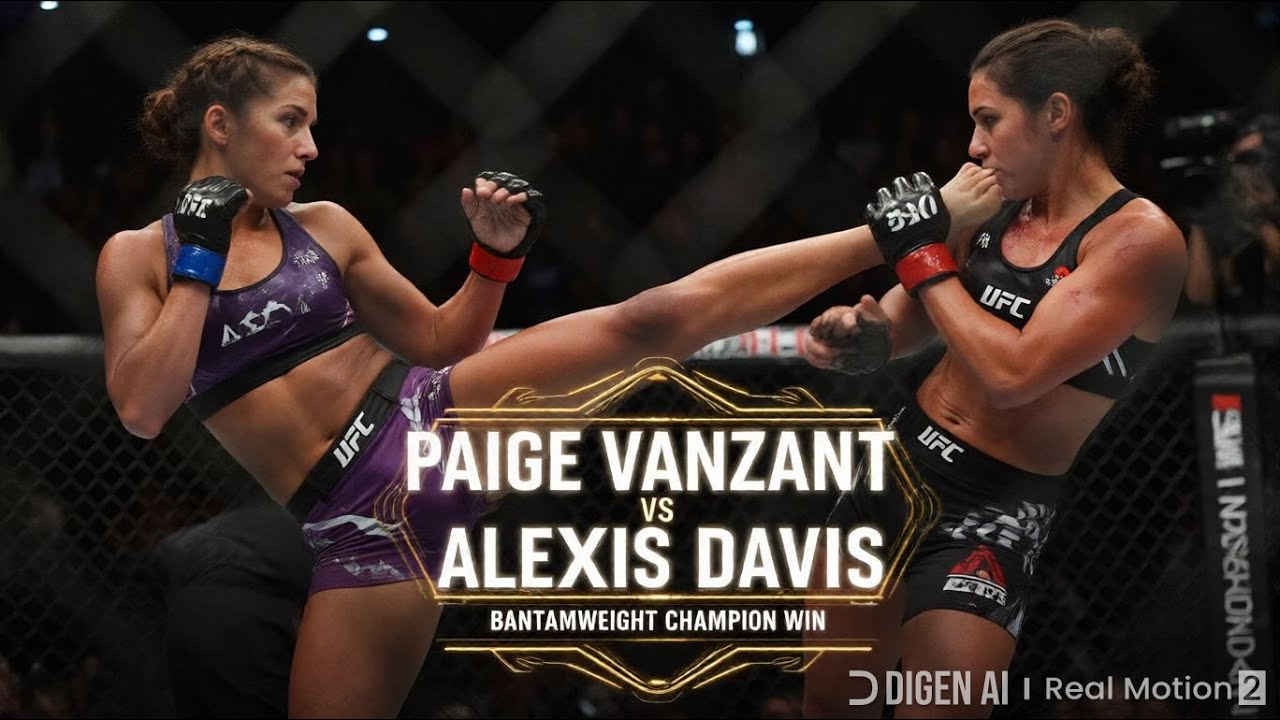 Paige VanZant vs Alexis Davis | UFC Women's Bantamweight Unanimous ...