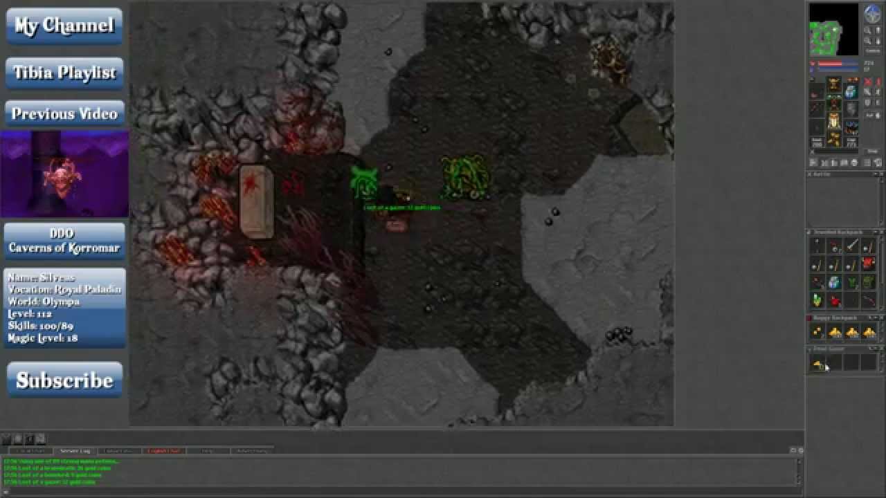 Let's Play Tibia: Liberty Bay Beholder/Bonelord Cave. (ENG) - YouTube