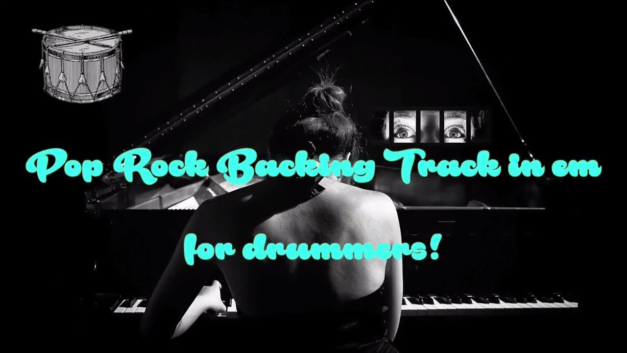 Pop Rock Backing Track in em - no drums 134 bpm - YouTube