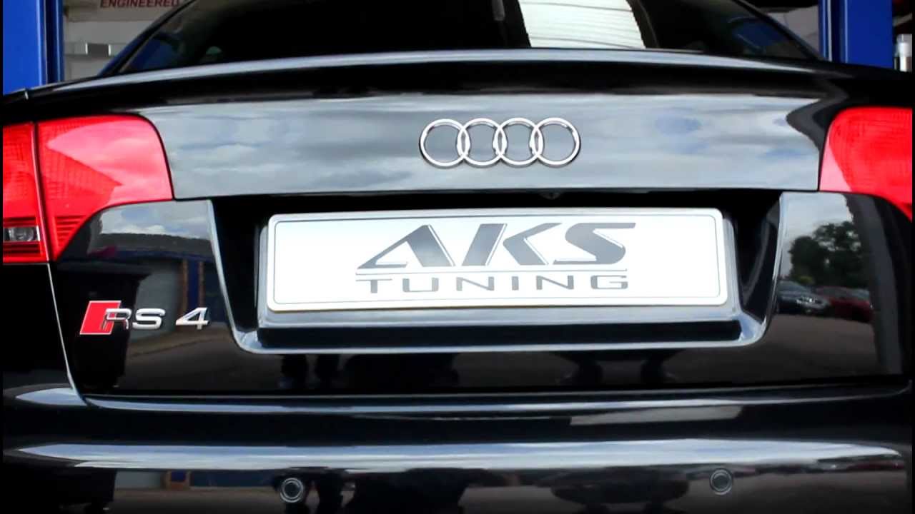 Audi RS4 B7 Stock vs Scorpion Exhaust - Cat Back Non Resonated/Valved ...