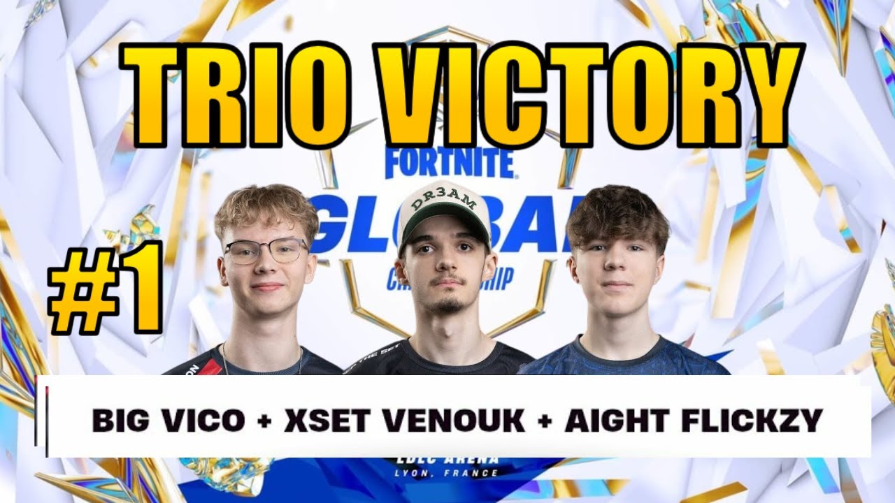 AIGHT FLICKZY Seals the Win – Fortnite Global Championship | Trio ...