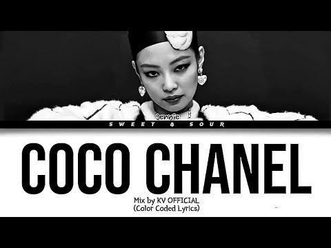 Jennie - COCO CHANEL Lyrics (제니 COCO CHANEL 가사) (Color Coded Lyrics) @KVOFFICIAL