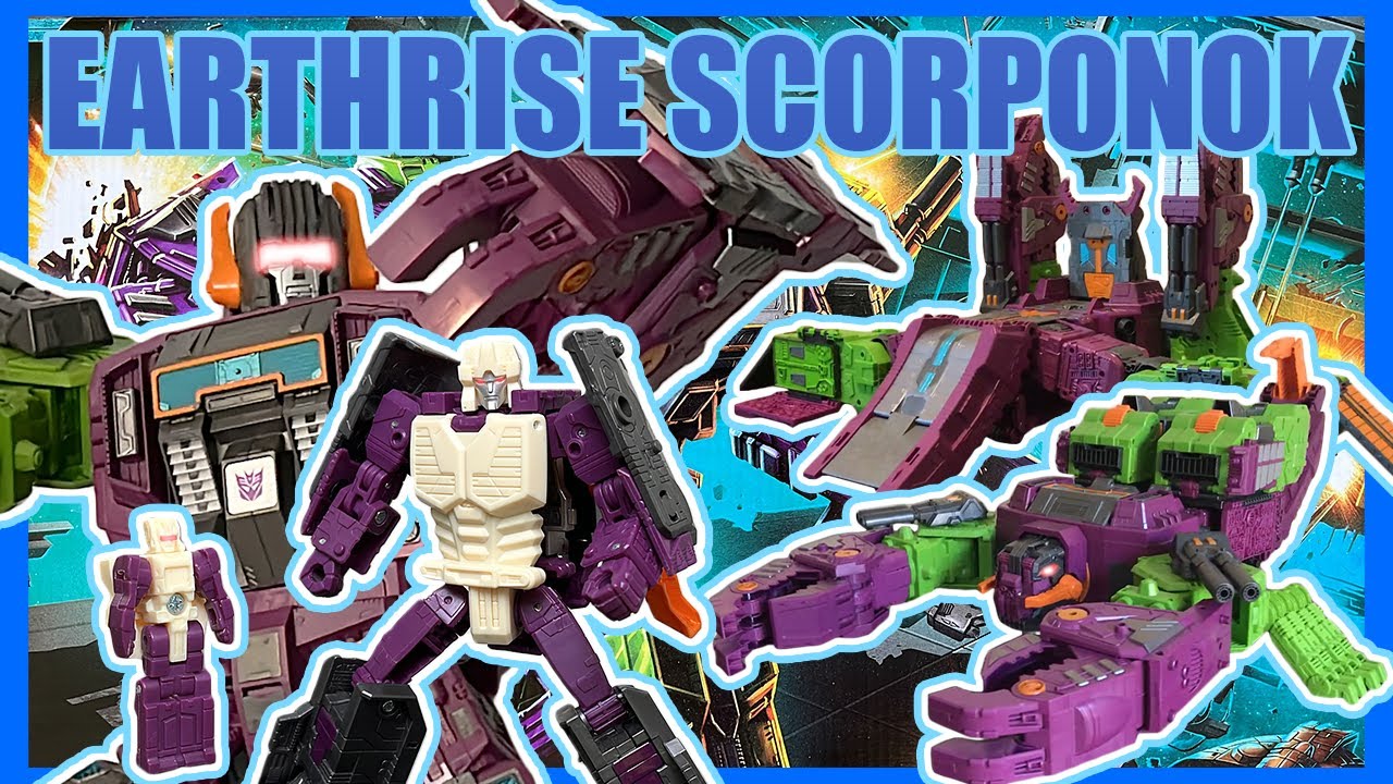 EARTHRISE SCORPONOK - Transformers War For Cybertron Earthrise Titan ...