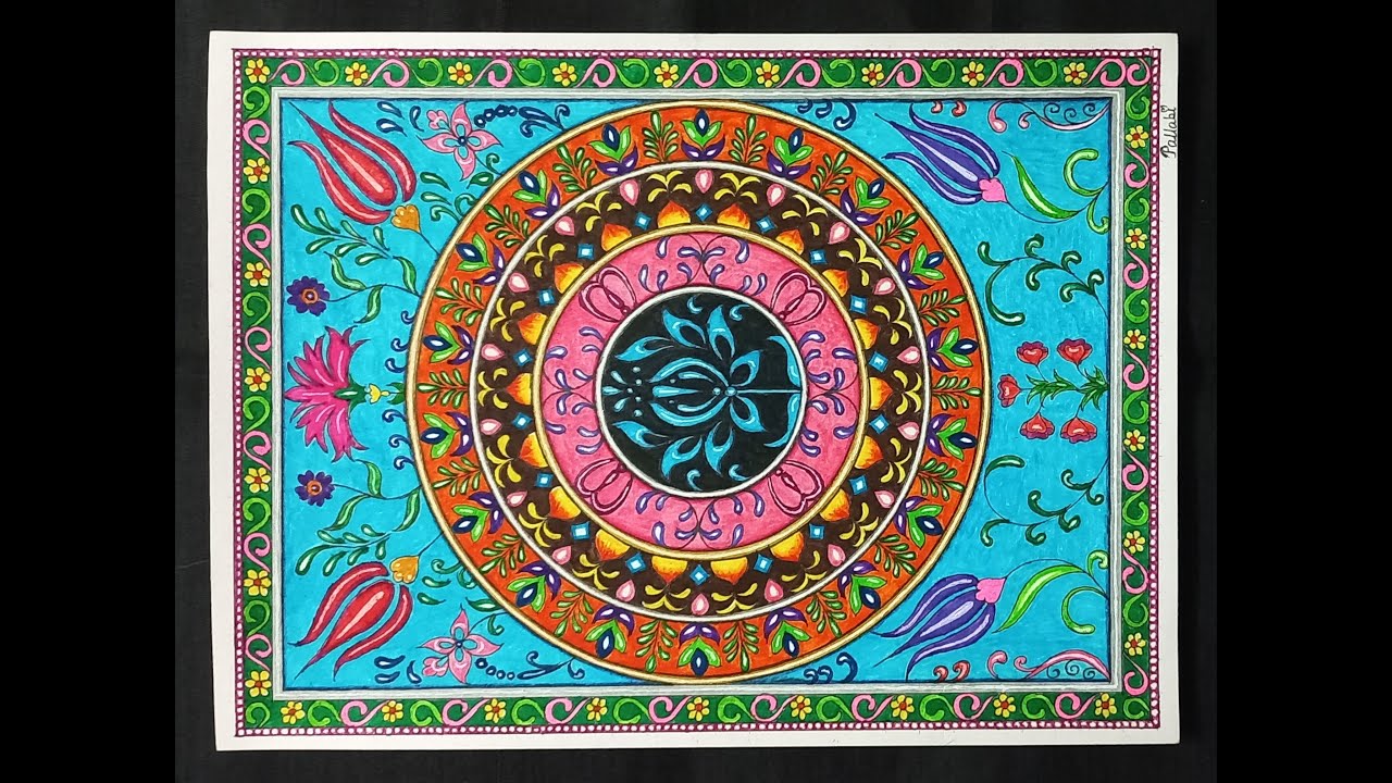 Beautiful Turkish Art | Easy Turkish Art Tutorial - YouTube