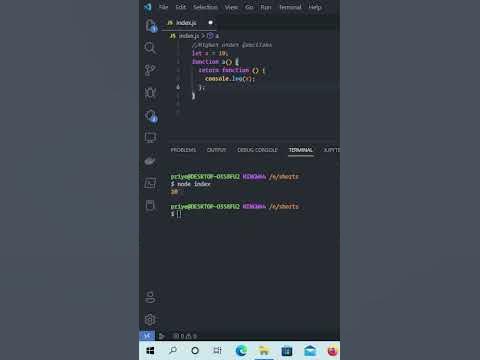 JavaScript Scope Chain in 60s | Most Asked Interview Questions #Shorts ...