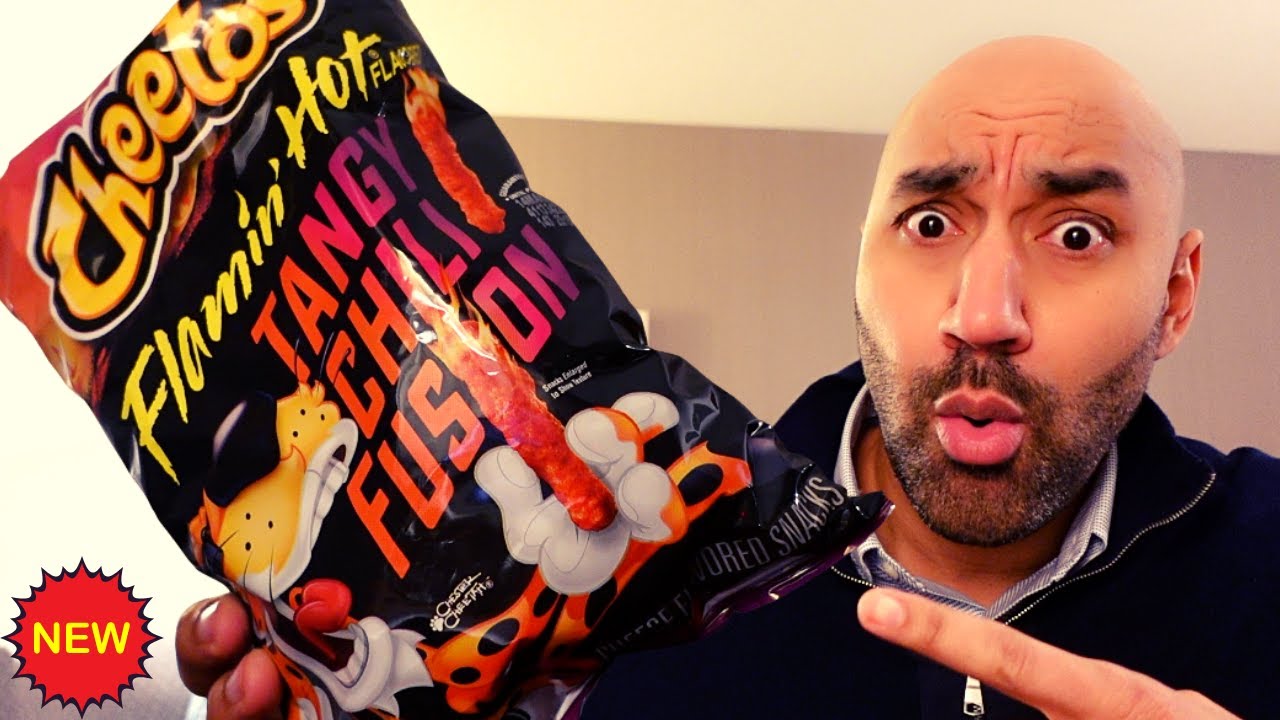 NEW Cheetos Flamin Hot Tangy Chili Fusion (Review) 🥵🌶️💥 - YouTube
