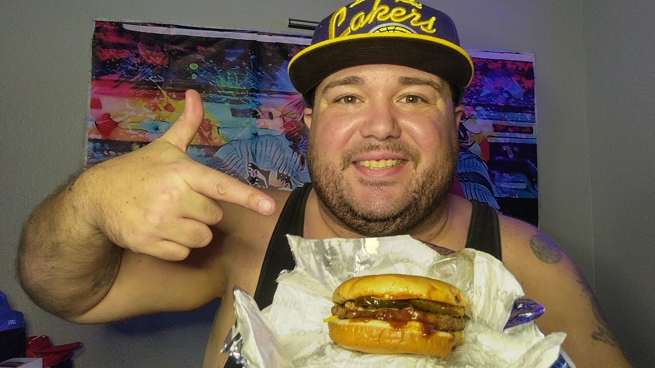 *NEW* CHECKER'S BBQ SWISS BURGER #foodblogger #food #yummy #yuck # ...