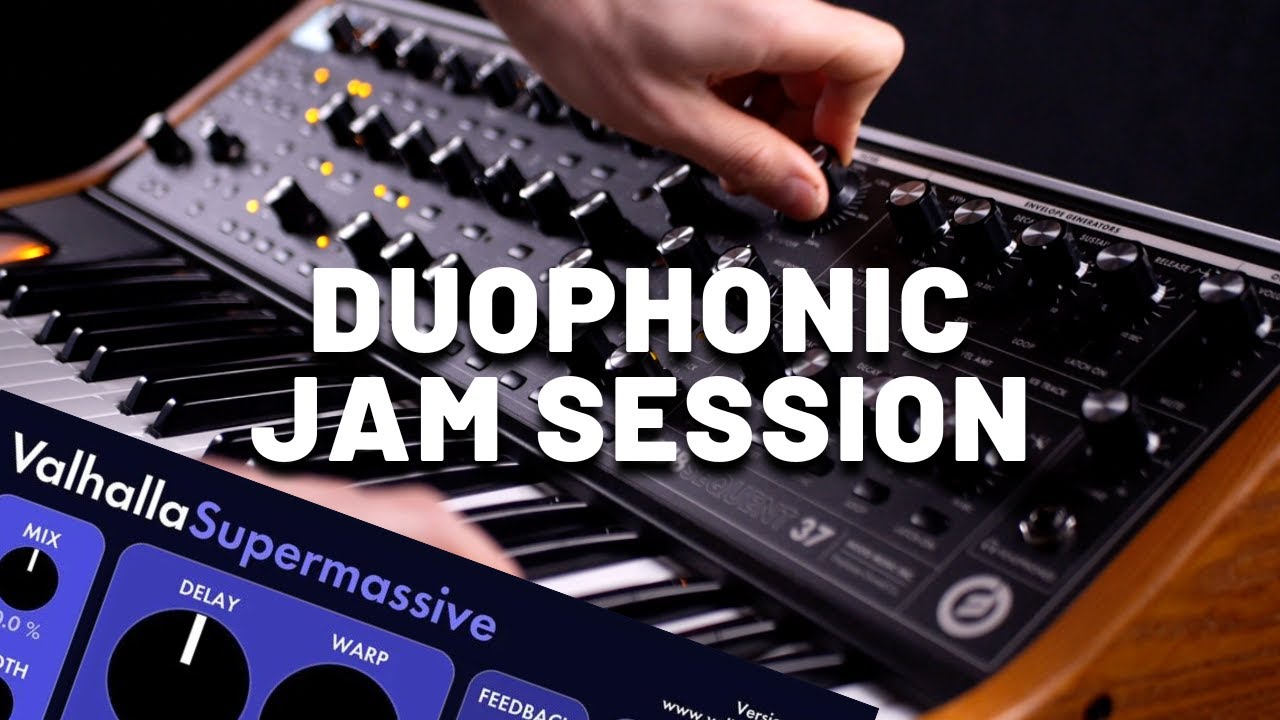 Duophonic Jam Session with Moog Subsequent 37 [Synthesizer Demo] - YouTube