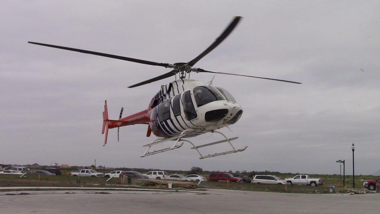 CareFlite 4 Landing and Takeoff - YouTube