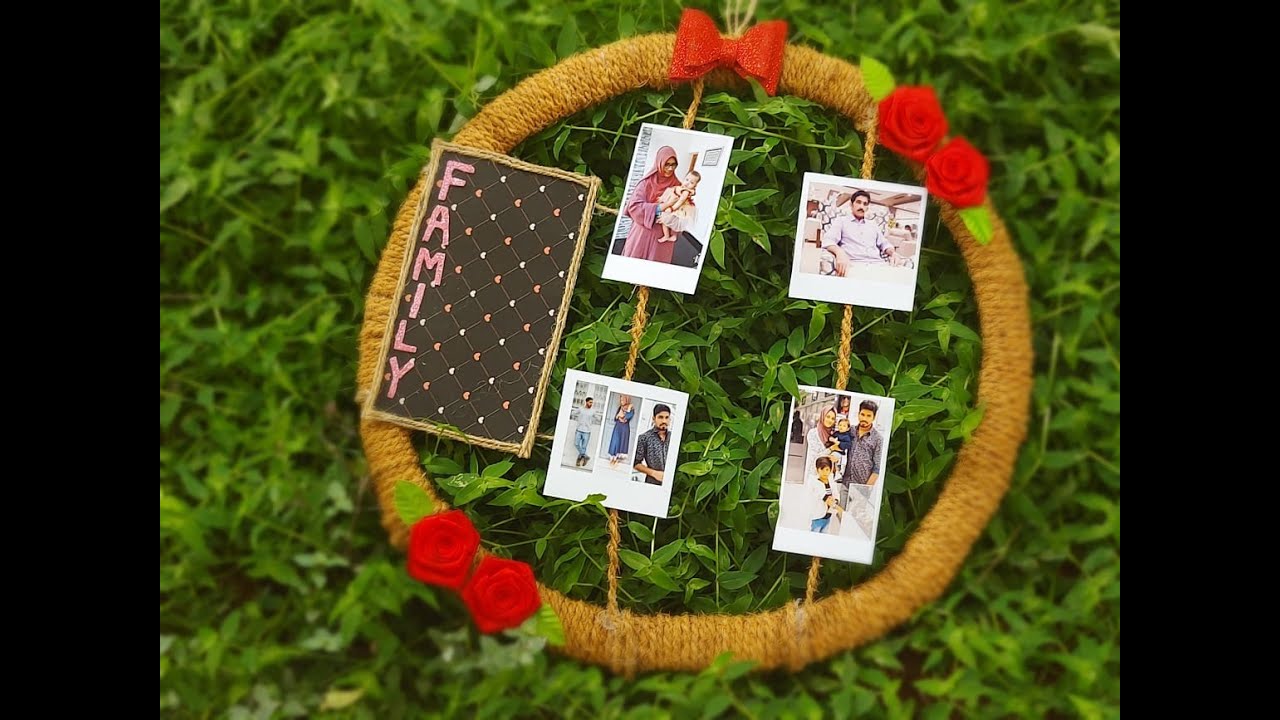 FLORAL PHOTO RING FRAME|EASY RING FRAME|DIY CRAFT|BY HUNGRY ARTIST ...