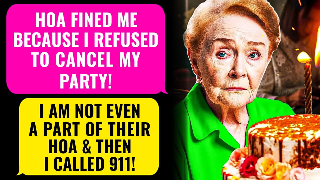 HOA Fined Me After I Refused To Cancel My Party! I'm NO HOA Member So ...