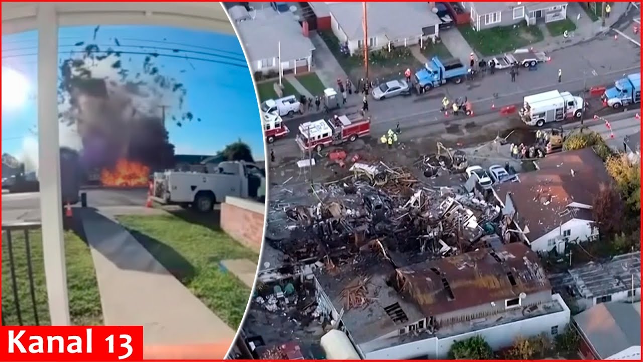 Video of moment of explosion in San Francisco Bay Area – Houses damaged ...