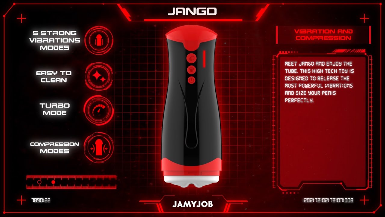 JAMYJOB JANGO - COMPRESSION AND VIBRATION MASTURBATOR - YouTube