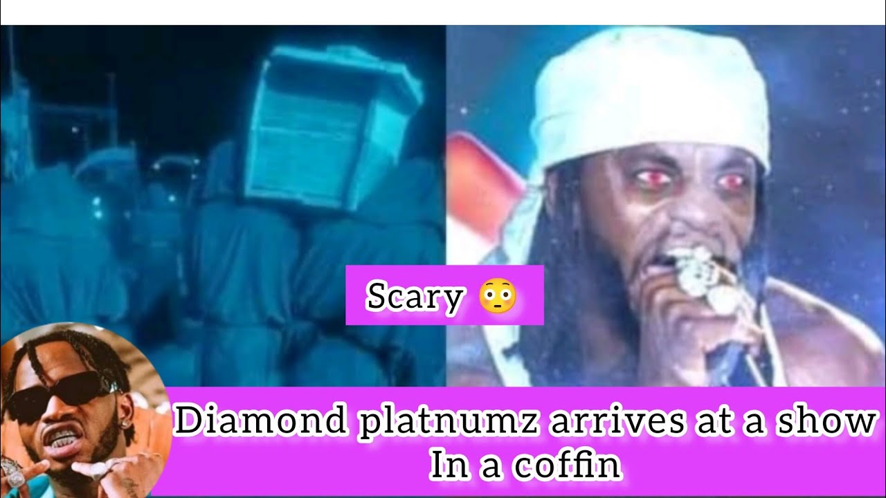 diamond platnumz arrives at a show in a coffin!!! - YouTube