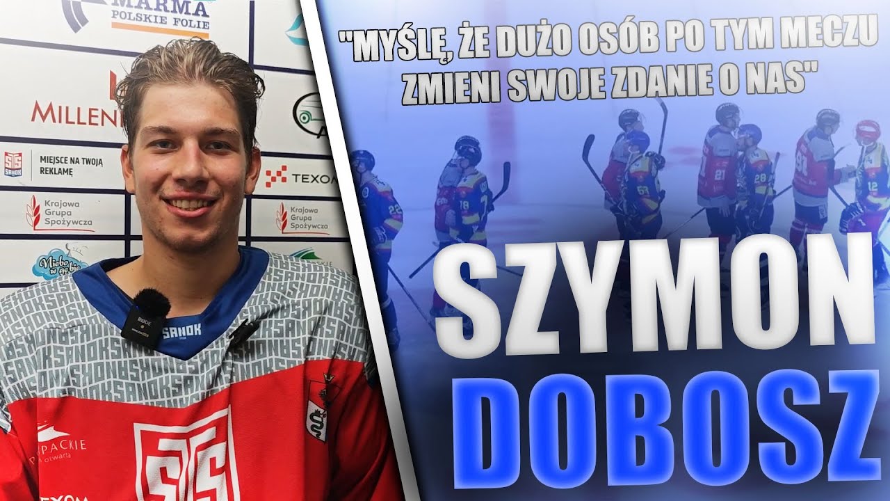 Szymon Dobosz po zwycięstwie z Podhalem Nowy Targ 6:4 - YouTube