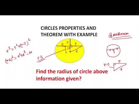 Math Olympiad circle theorem ,rule | with example | mathematics ...