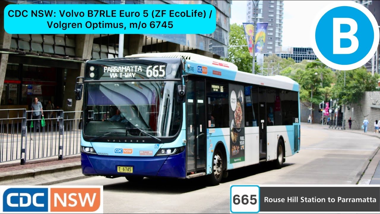 CDC NSW: Volvo B7RLE Euro 5 (ZF EcoLife) / Volgren Optimus, m/o 6745 ...