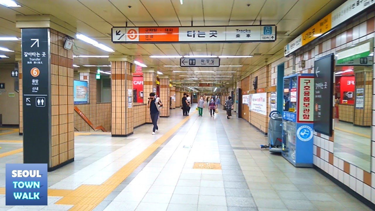【4K】 17-0-0-1. Yaksu Subway Station walk tour, Seoul, Korea [Jung-gu ...