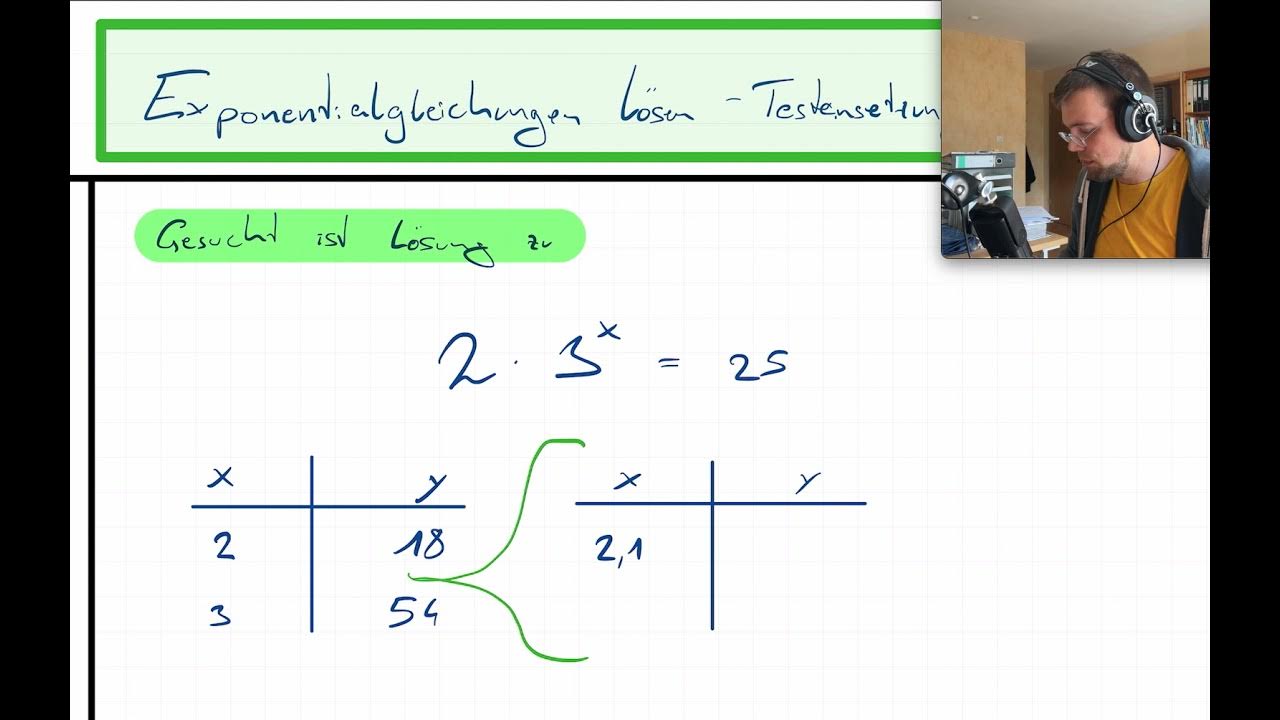 M - 11 - Exponentialfunktionen - Exponentialgleichungen lösen ...