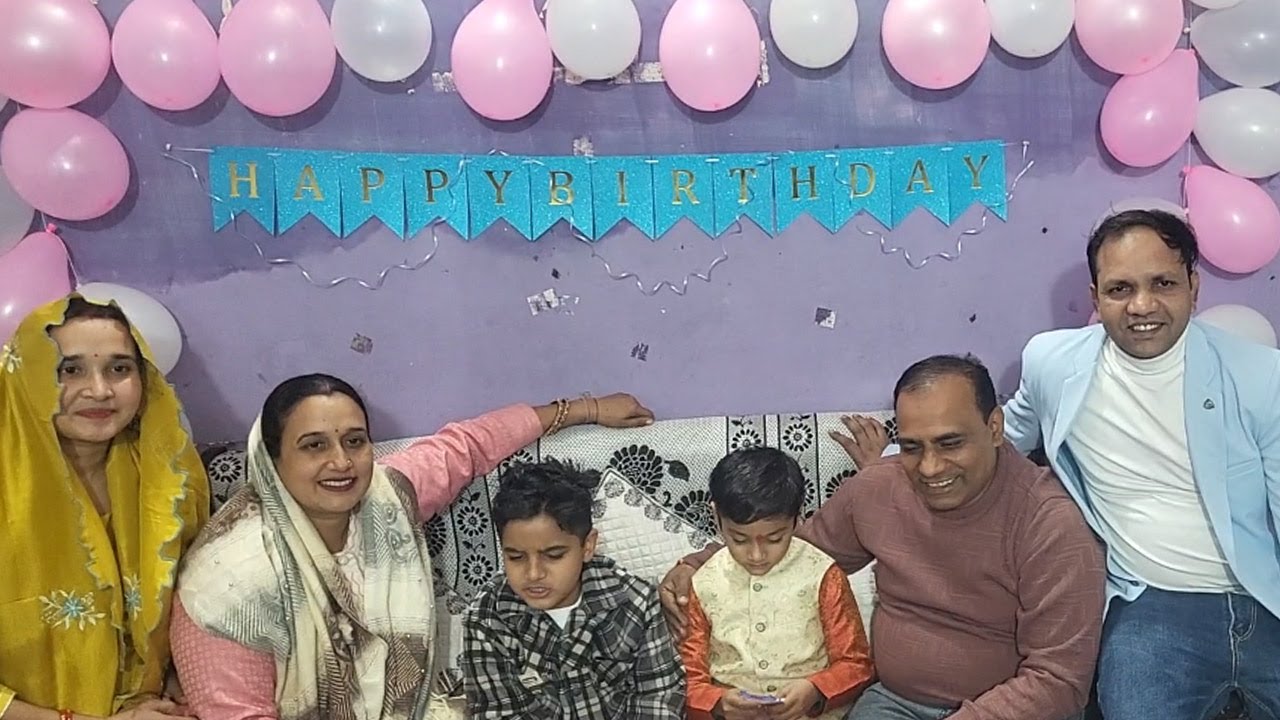Arnav Birthday Celebration with Pal Family Vlogs || UP Vlogger boby pal ...