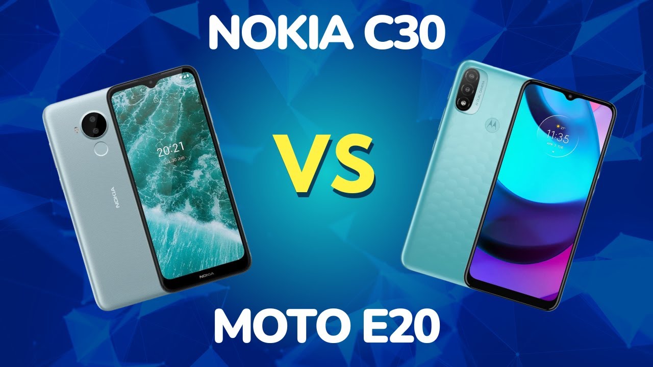 Nokia C30 vs Moto E20 [COMPARATIVO] - YouTube