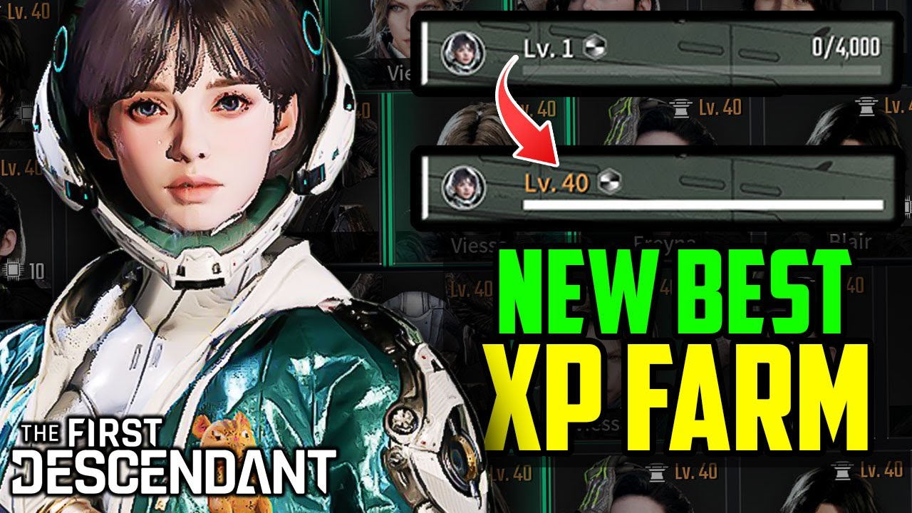 FASTEST SOLO XP FARM IN THE FIRST DESCENDANT (LVL 40/HOUR) - YouTube