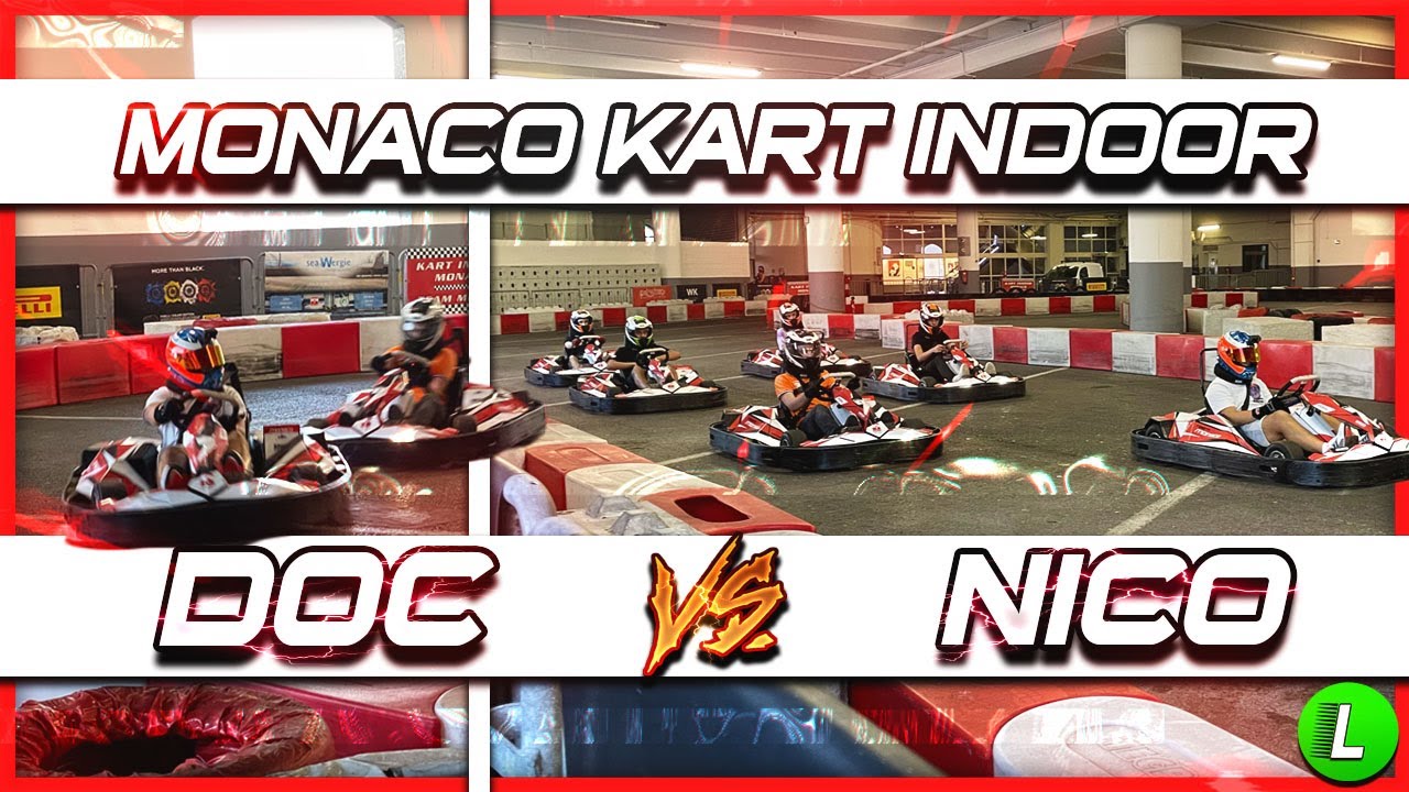 On s'affronte en Kart électrique ! ⚡| Monaco Kart Indoor - YouTube