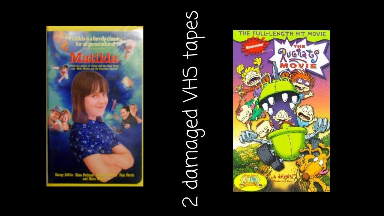 2 Damaged VHS Tapes I Own - YouTube