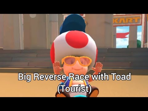 😎 Big Reverse Race with Toad (Tourist) in Athens Dash (150cc) 😎 - YouTube