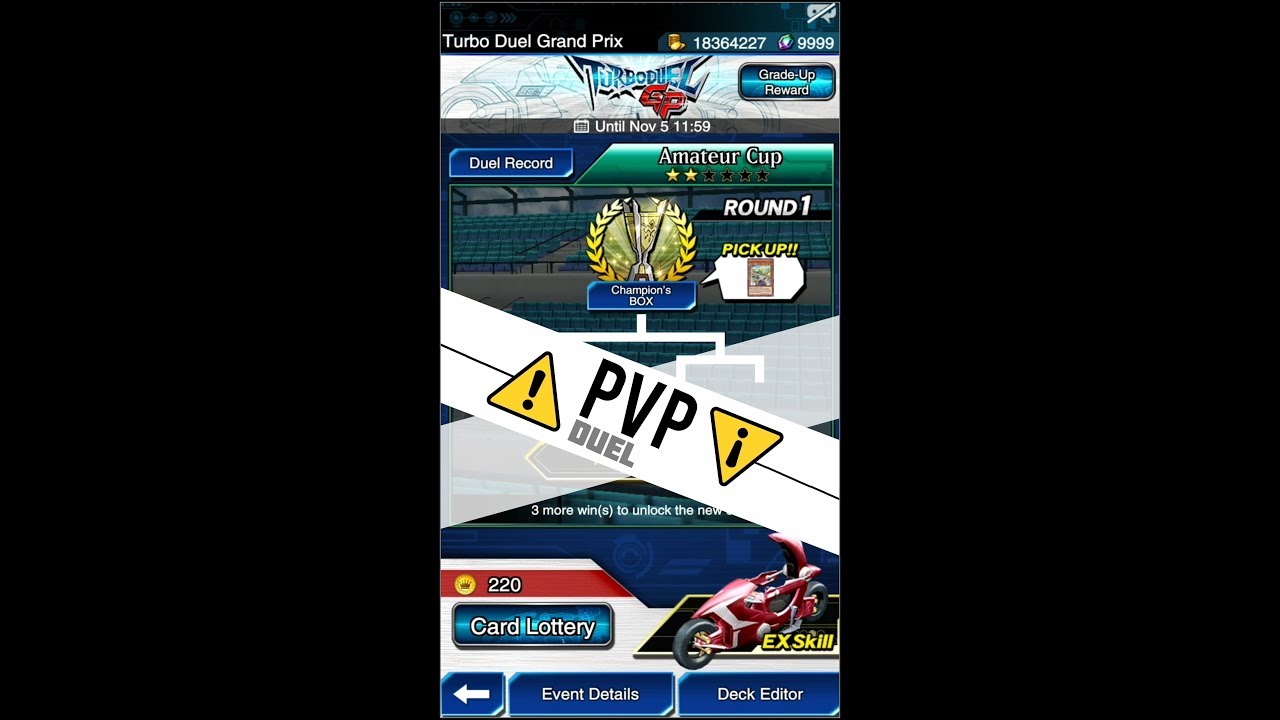 Yugioh Duel Links - Turbo Duel Grand Prix is a PvP Duel? - YouTube