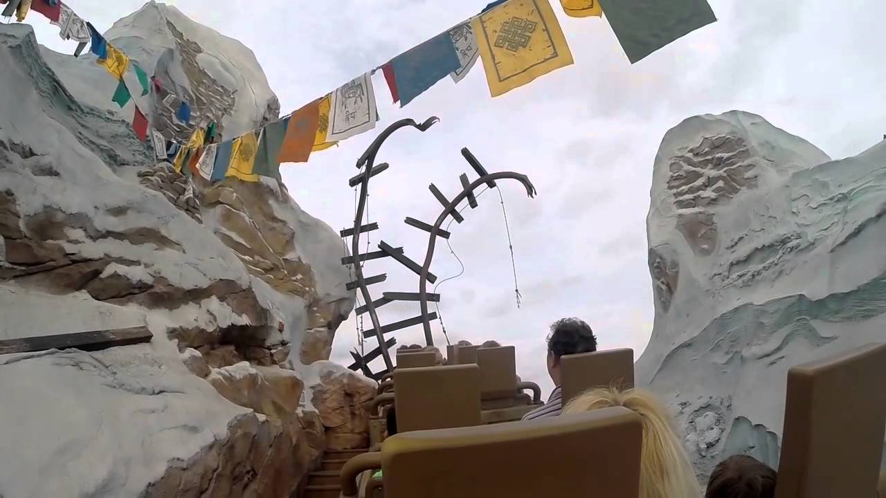Walt Disney World's EXPEDITION EVEREST Roller Coaster at * Animal ...