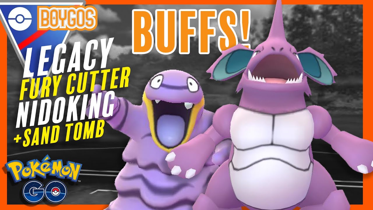 *LEGACY* FURY CUTTER NIDOKING w/ *NEW* SAND TOMB + CRUNCH *BUFFED ...