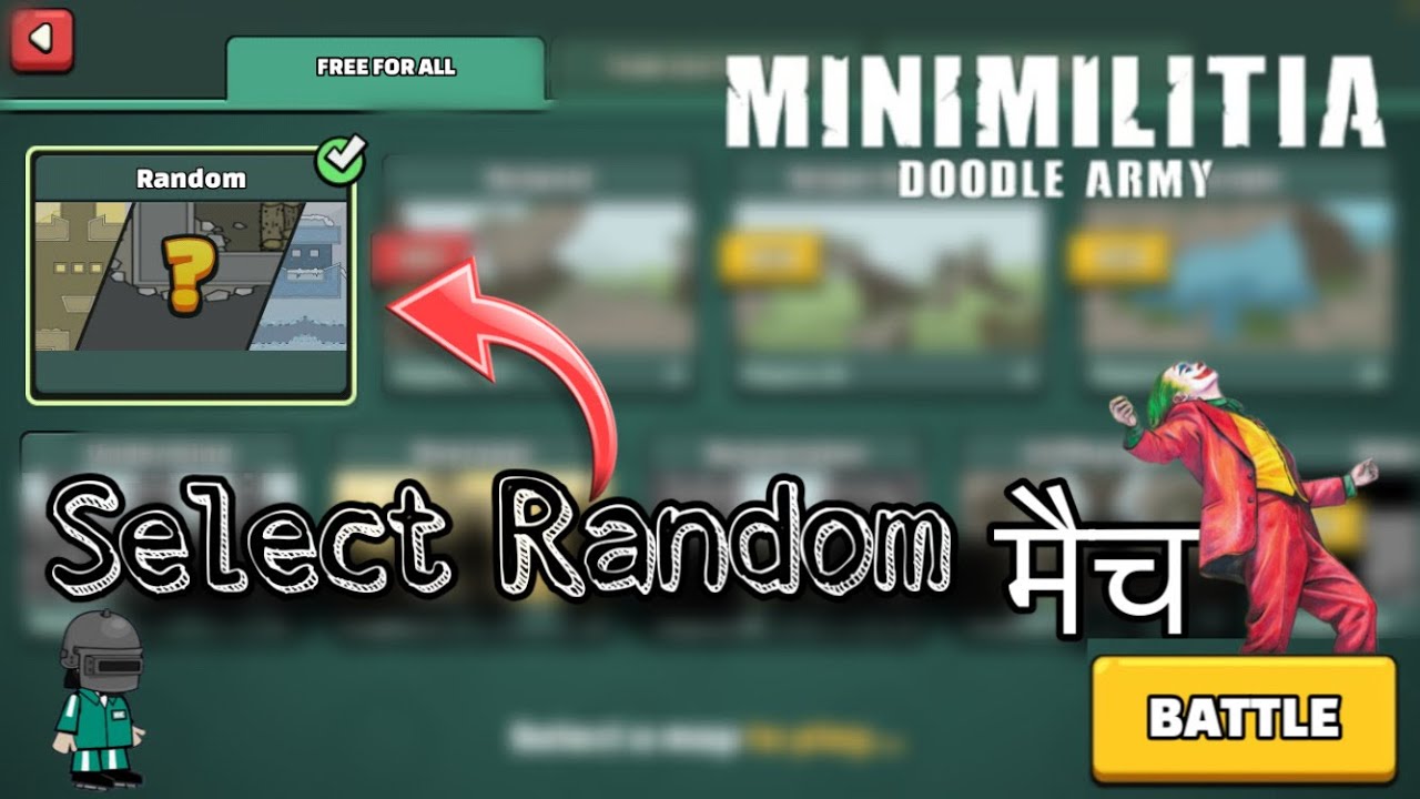 9999.8999 - Mini Militia- Random Map - Free For All - YouTube