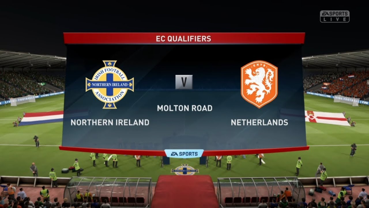 FIFA 19 - Northern Ireland vs Netherlands Gameplay EC Qualifiers - YouTube