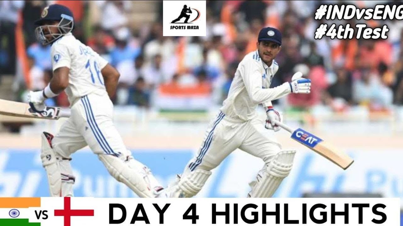 IND vs ENG 4th Test day 4 Highlights | India vs England Test Highlights ...