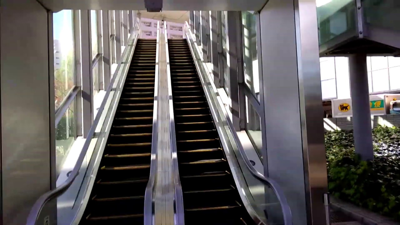 HAPPY ESCALATOR MONDAY! 天王洲アイルスカイウォーク 日立製エスカレーター HITACHI Escalators/l ...